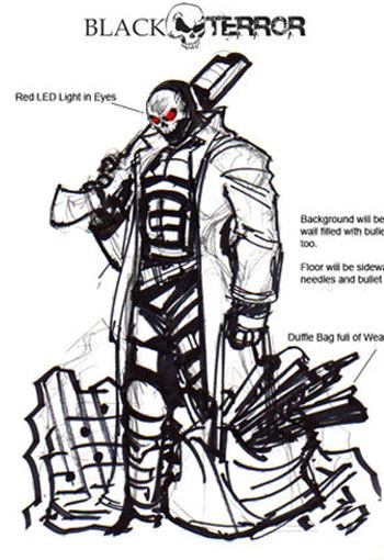 An early look at the Black Terror figurine! – OFFICIAL JOHN FALLON